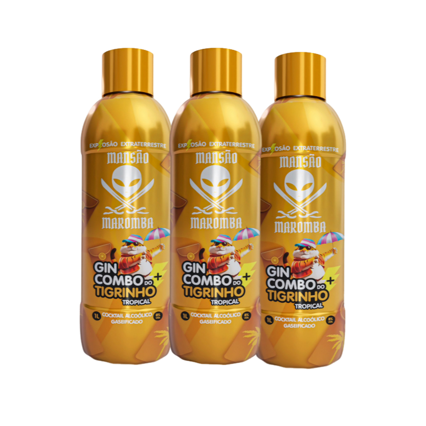 Kit com 3 Energético Bebida Mansão Maromba Enérgetico 1 Litro Mansão ...
