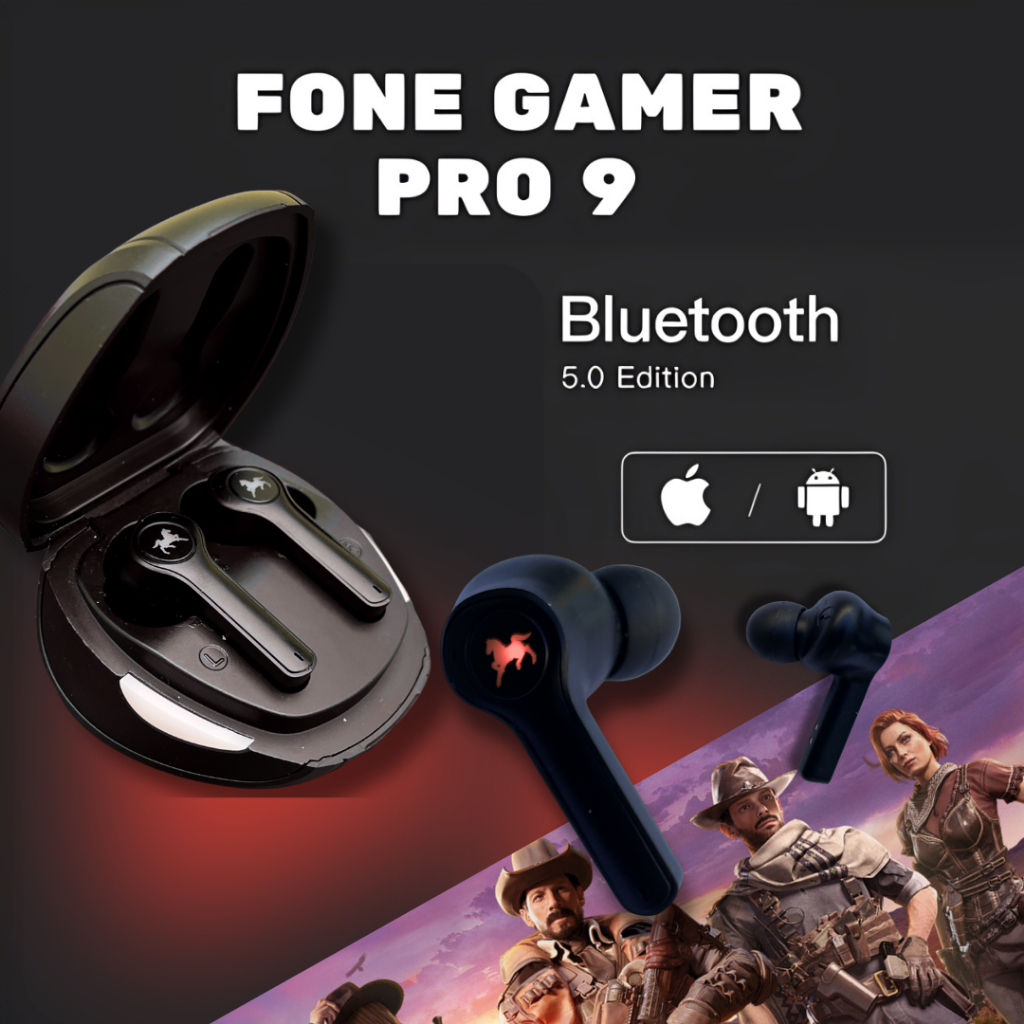 Fone De Ouvido Gamer -Bluetooth Game Pro 9 | Shopee Brasil