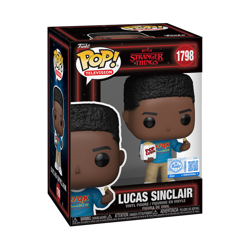 Funko Pop Lucas Sinclair 1798 Exclusivo Stranger Things | Shopee Brasil