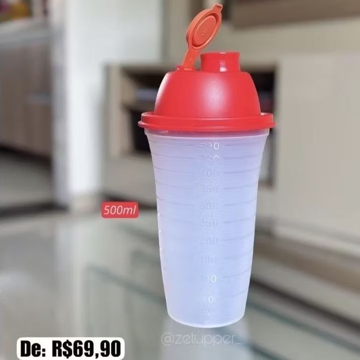 Tupperware quick shake 500 ml | Shopee Brasil