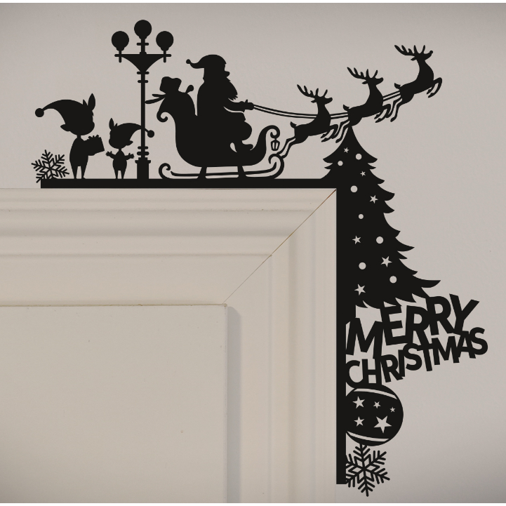 Feliz Natal Canto de Porta Papai Noel! | Shopee Brasil