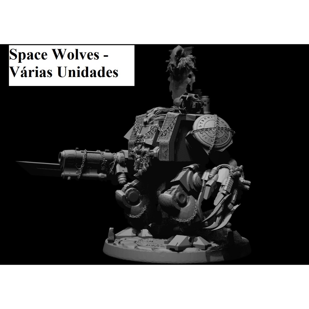 Space Wolves Warhammer 40k Proxies para Jogar - Long Fangs Intercessors ...