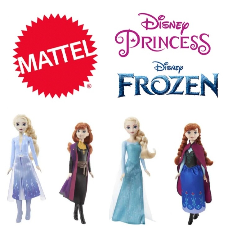 Bonecas Disney Frozen Princesas Elsa e Anna HLW46 Mattel Original ...