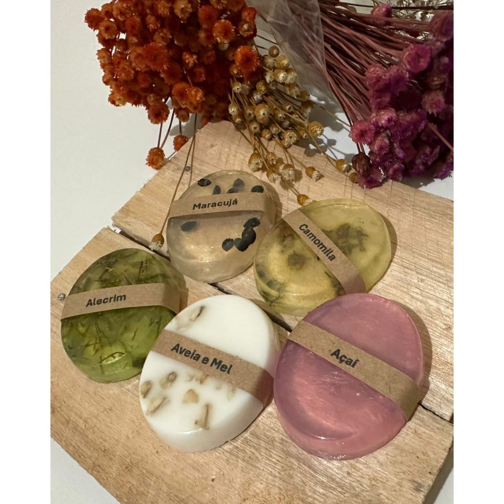 Mini Sabonetes Artesanais Naturais para Festas | Shopee Brasil