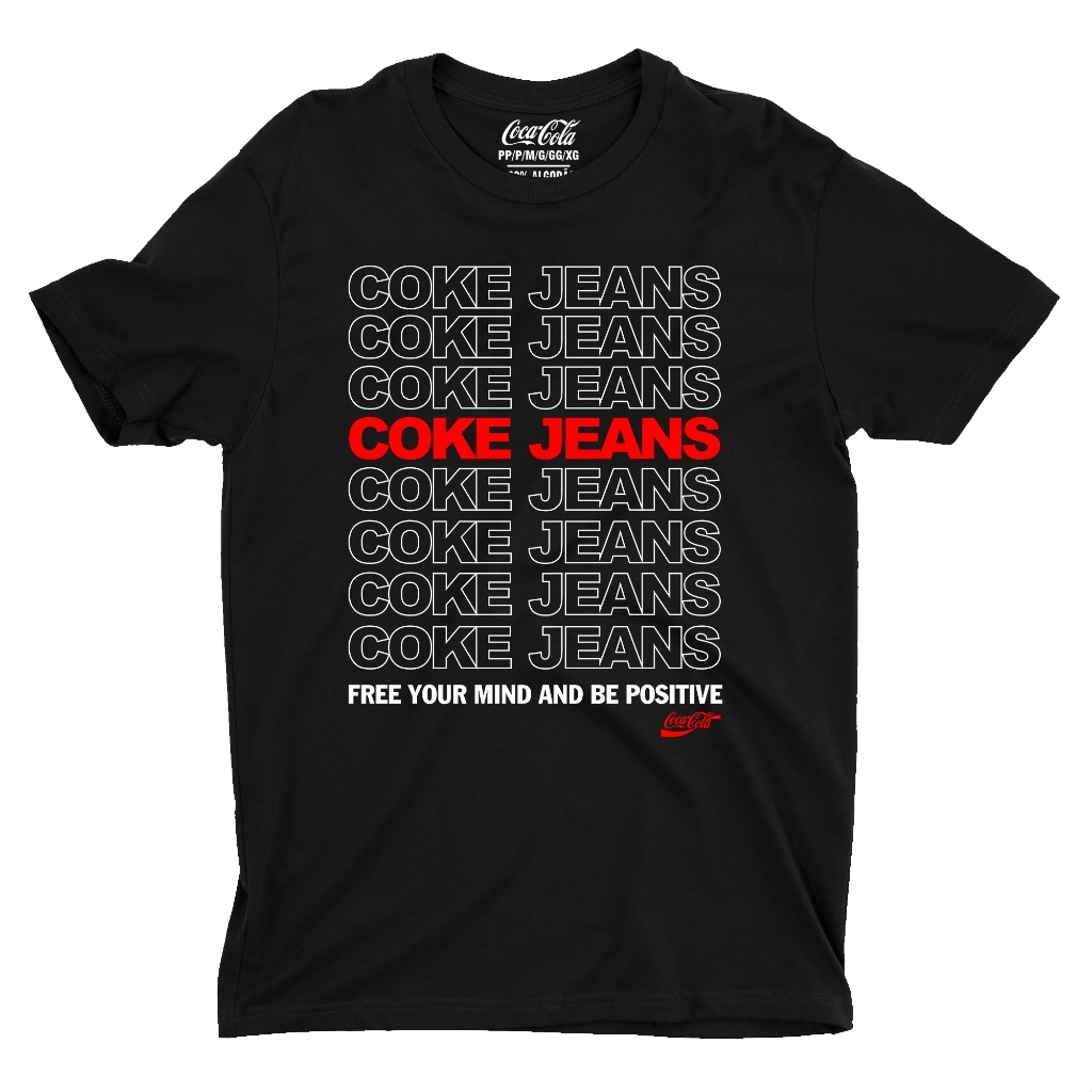 Camiseta Coca Cola Special Repeat Masculina 100% Algodão | Shopee Brasil
