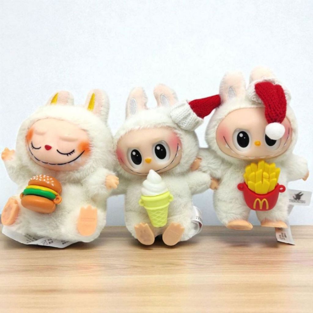 Labubu Chaveiro Mc Donalds Pelúcia Boneco Colecionável | Shopee Brasil