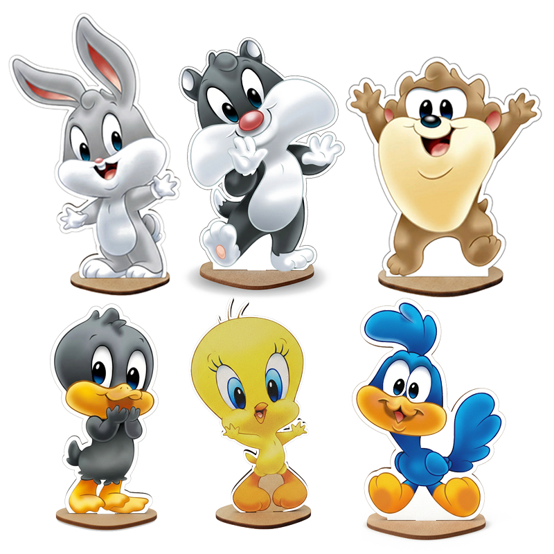 Kit Display de Mesa 6 Peças Para Festa Baby Looney Tunes | Shopee Brasil