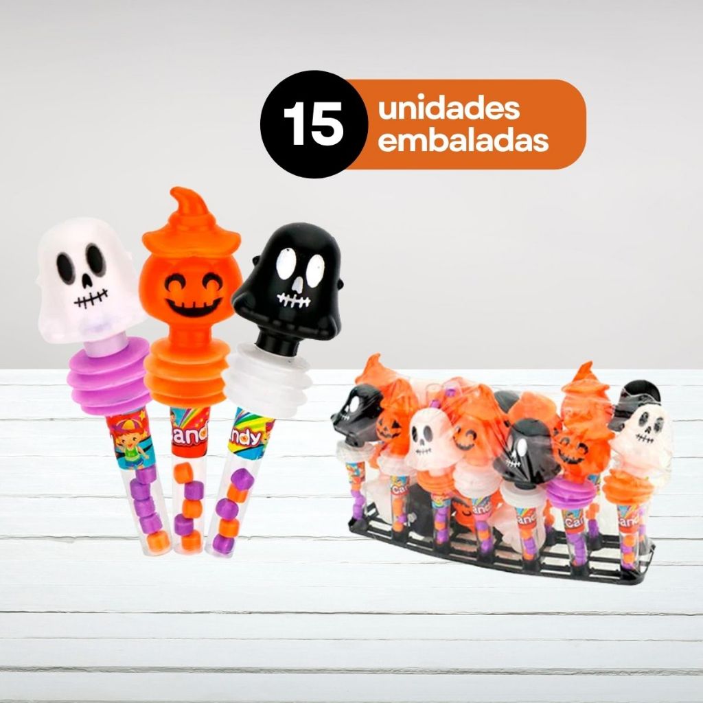 Halloween POP Guloseimas de Halloween - 15 unidades | Shopee Brasil