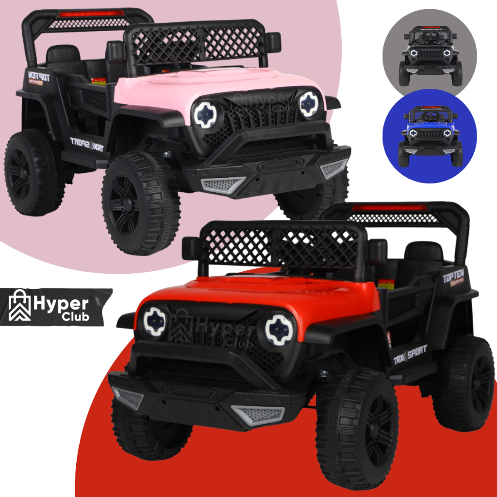 Mini Jipe Infantil Elétrico 12V 30kg 1 Assento 4x2 Jeep Adventure ...