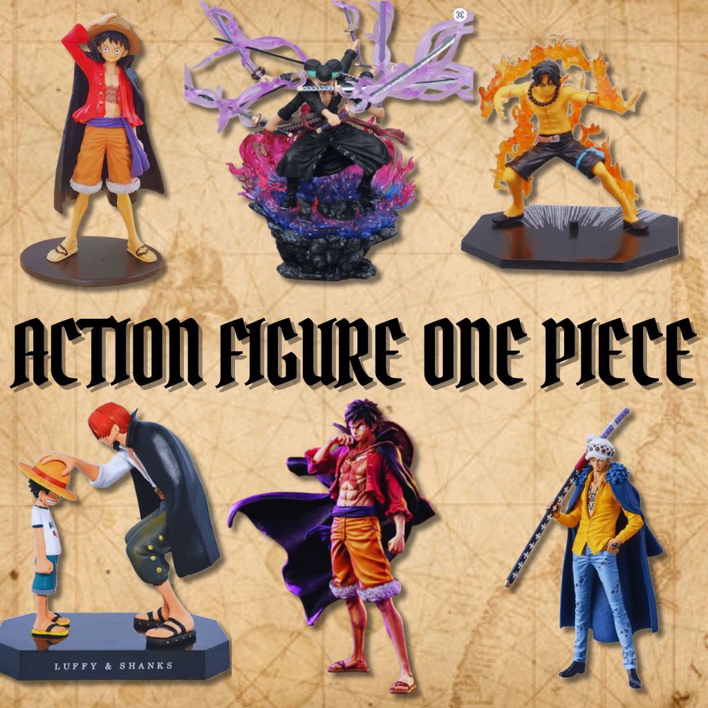Action Figure - One Piece Premium (Bonecos) – Luffy, Zoro, Shanks com ...