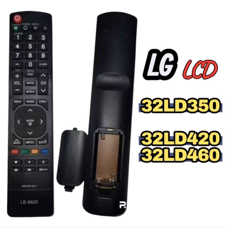 Controle Remoto Compativel Tv LG LCD 32LD350 / 32LD420 / 32LD460 FBG ...