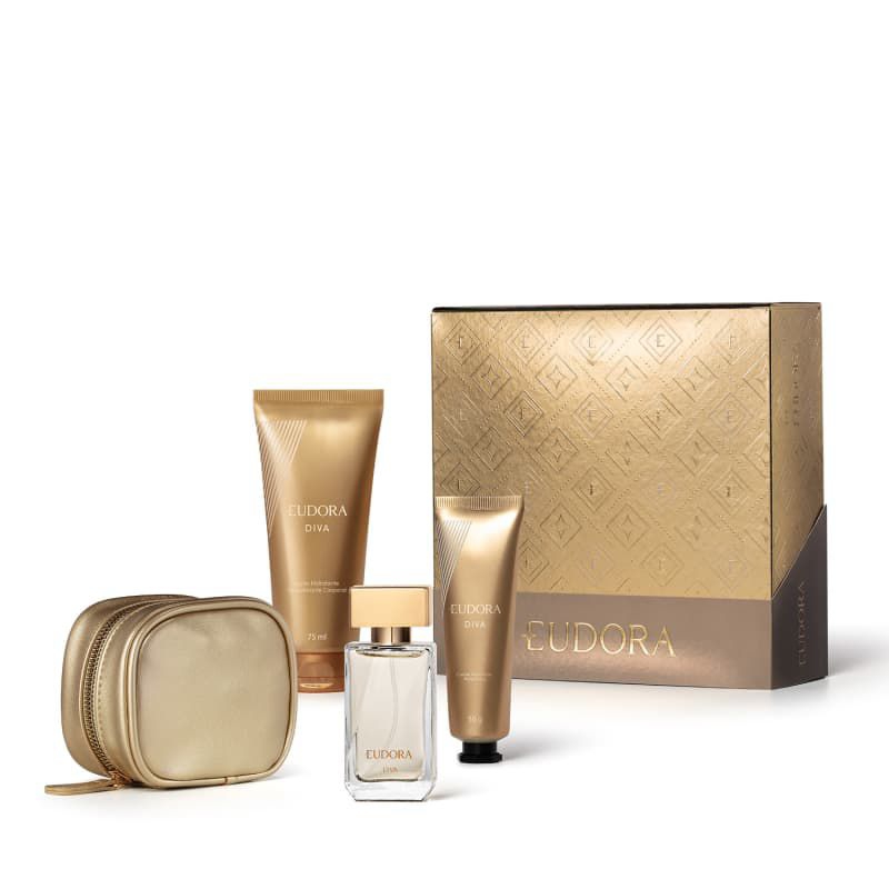 Kit presente natal Eudora Diva | Shopee Brasil