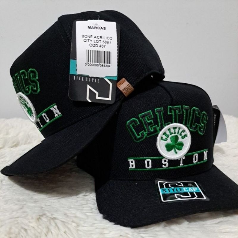 Boné Boston Celtics bordado | Shopee Brasil