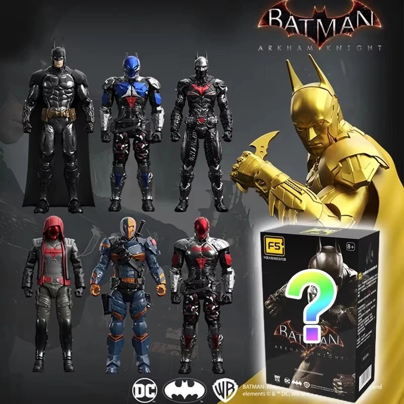Miniaturas 10cm Batman Arkham Knight F5 Figures Original Action Figure ...