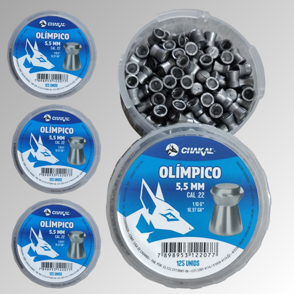 04 estojos chumb olimpico 5,5 | Shopee Brasil
