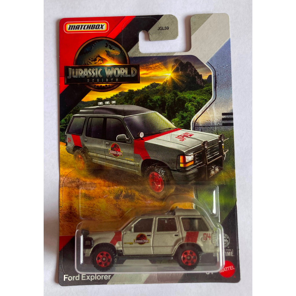 Matchbox Jurassic World - Ford Explorer | Shopee Brasil