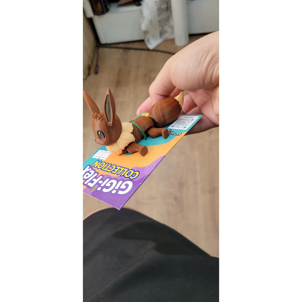 Miniatura Eevee Flex Colecionável – GiGi FLEX COLLECTION – Pokémon ...