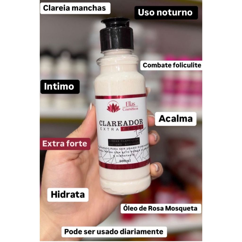 CLAREADOR EXTRA FORTE INTIMO | Shopee Brasil