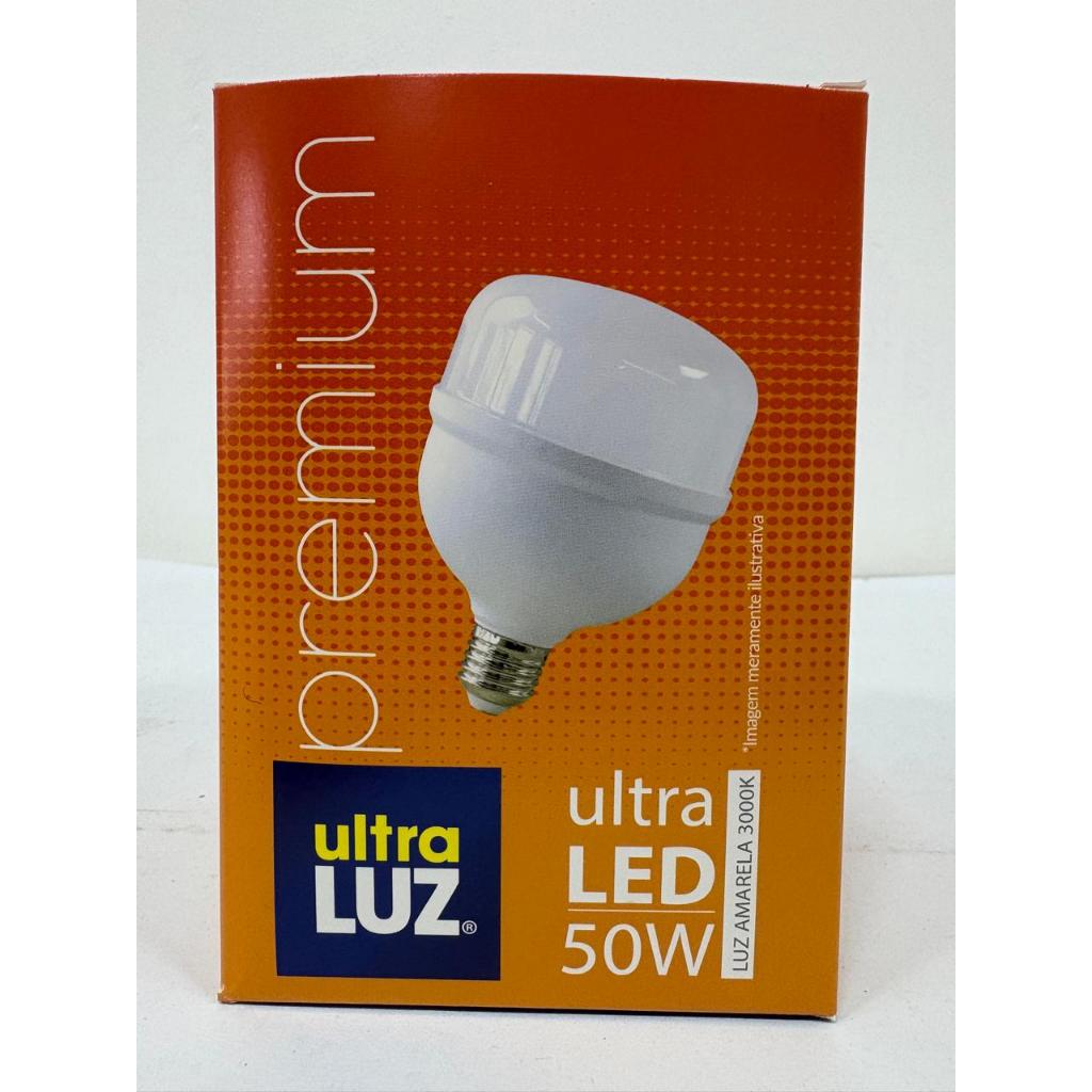 Lampada Led 50w Alta Potencia 3000k Branco Quente Abientes ...