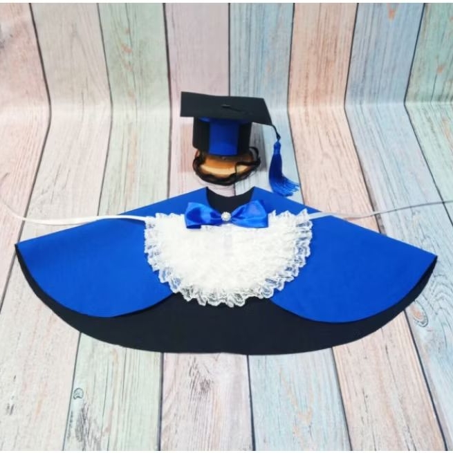 Conjunto P.e.t Beca/Toga Formatura Tam.M com elástico Regulável ...