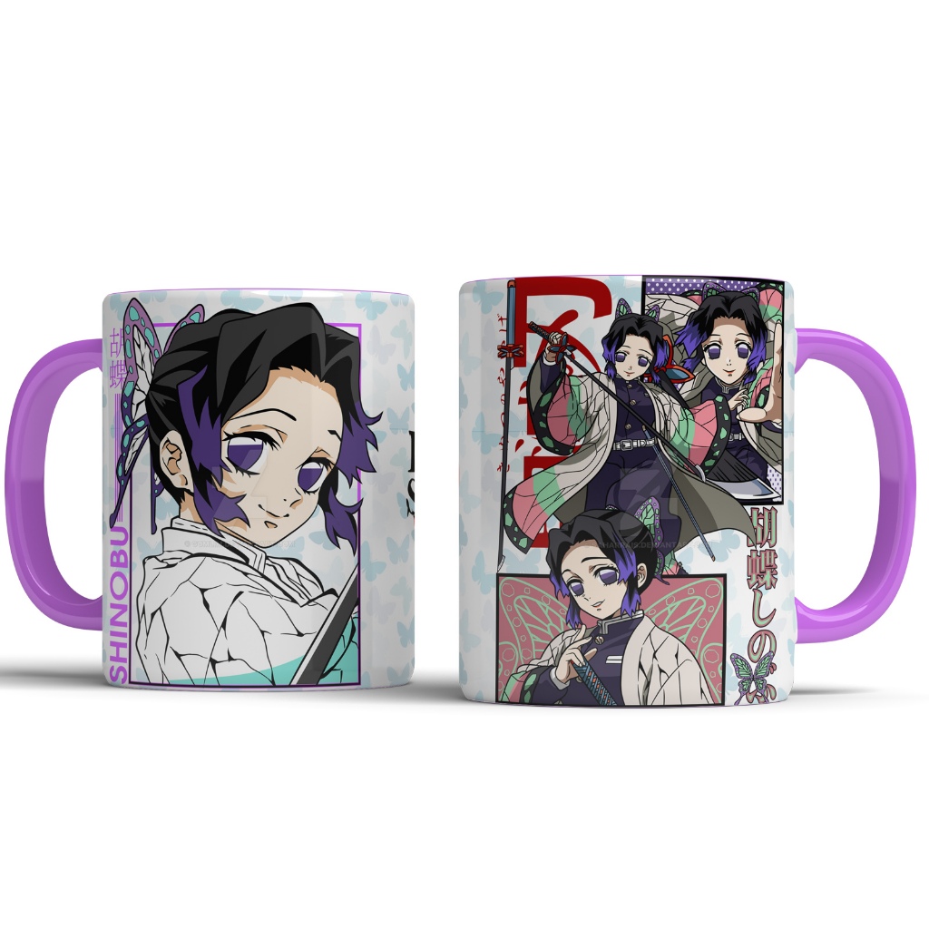Caneca Shinobu Kocho Kimetsu no Yaiba Demon Slayer - Caneca de ...