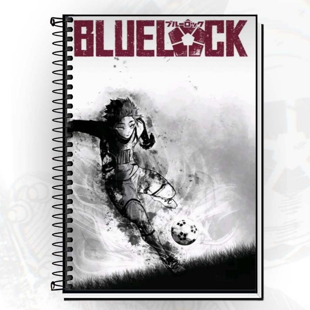 Caderno Blue Lock Itoshi Sae Isagi Capa Dura Personalizada Tema do ...