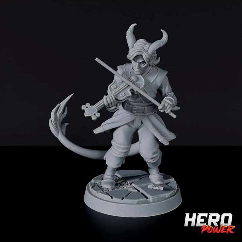 Miniatura RPG | Tiefling Bardo | D&D Dungeons and Dragons | Shopee Brasil