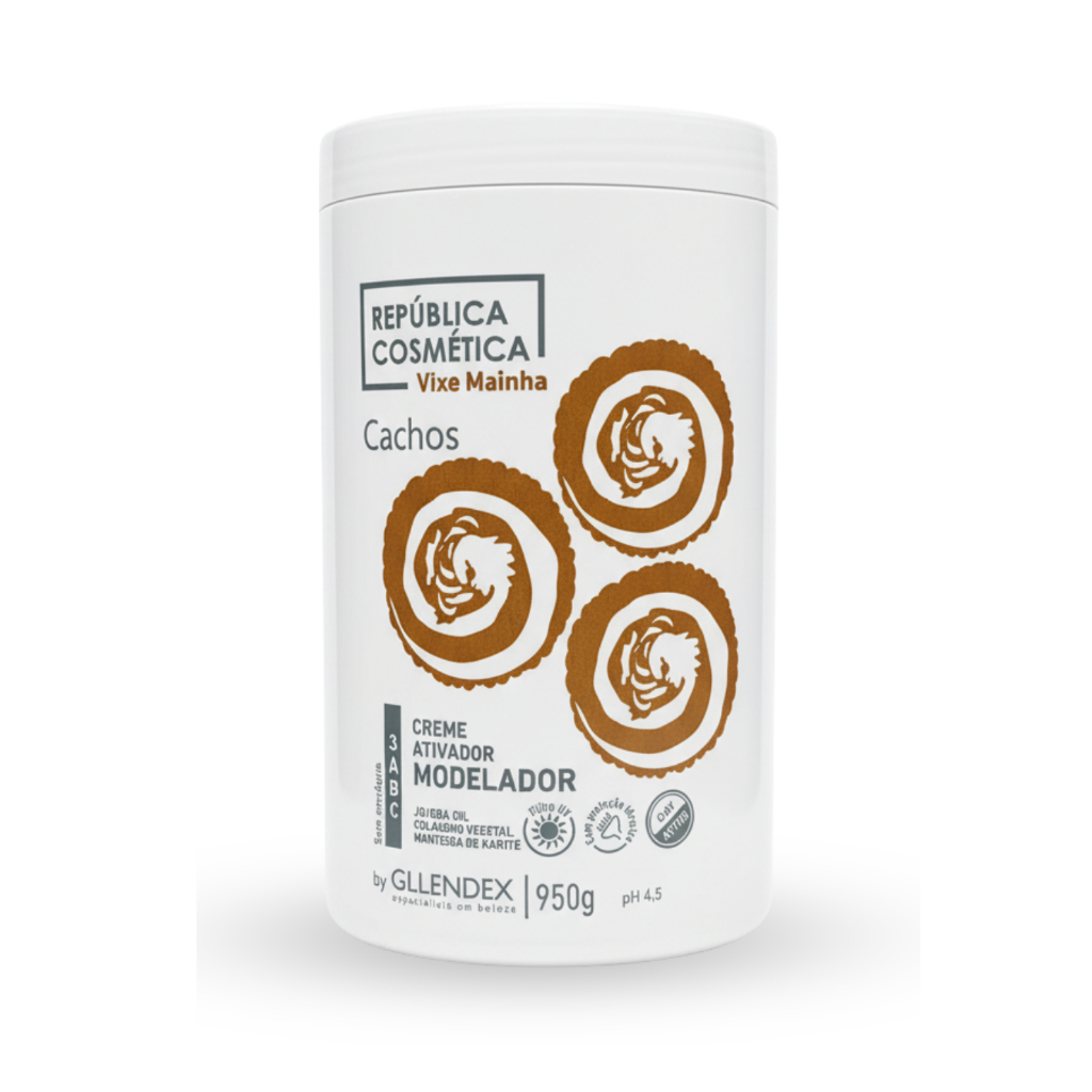 Ativador de Cachos Gllendex Vixi Mainha 950ml | Modelador 3ABC ou ...