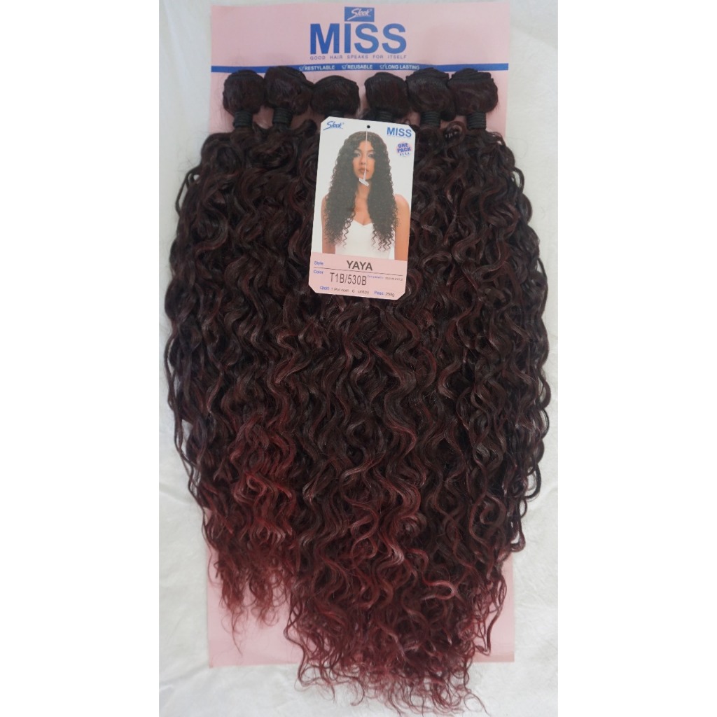Cabelo Orgânico Cacheado Miss YAYA- Sleek 65cm260G | Shopee Brasil