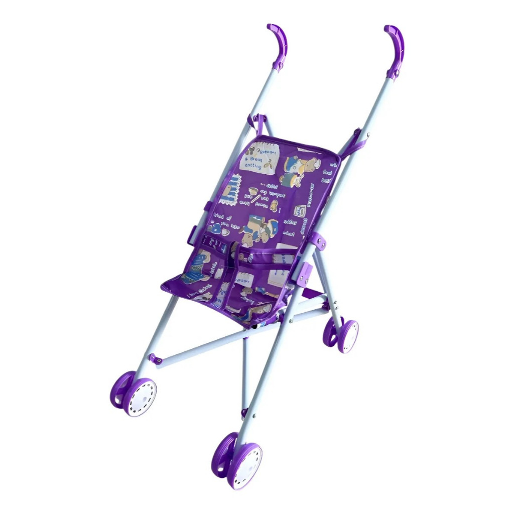 Carrinho De Boneca Dobravel Ferro Bebe Meninas Brinquedo | Shopee Brasil