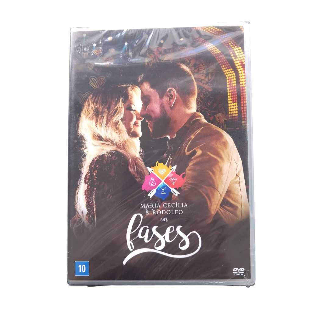 DVD Maria Cecilia & Rodolfo em Fases Novo Lacrado | Shopee Brasil