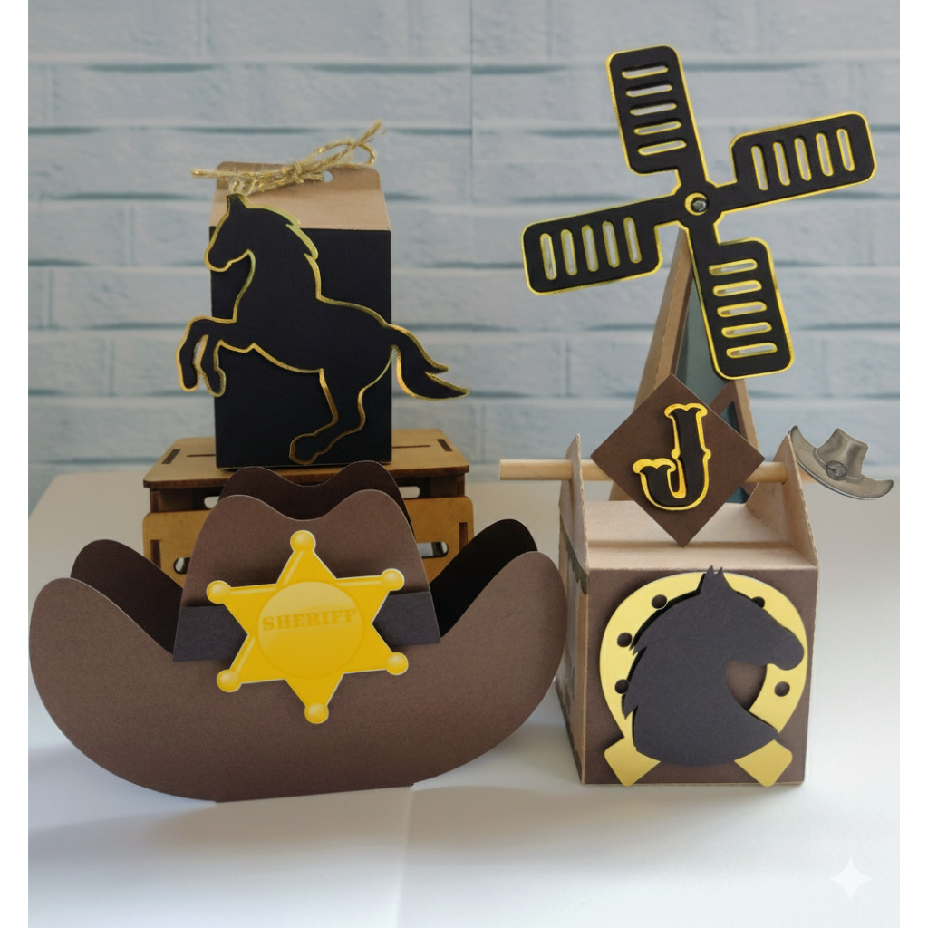 Kit Festa Personalizada Tema Aras Vip – Decoração Country com Cavalo e ...