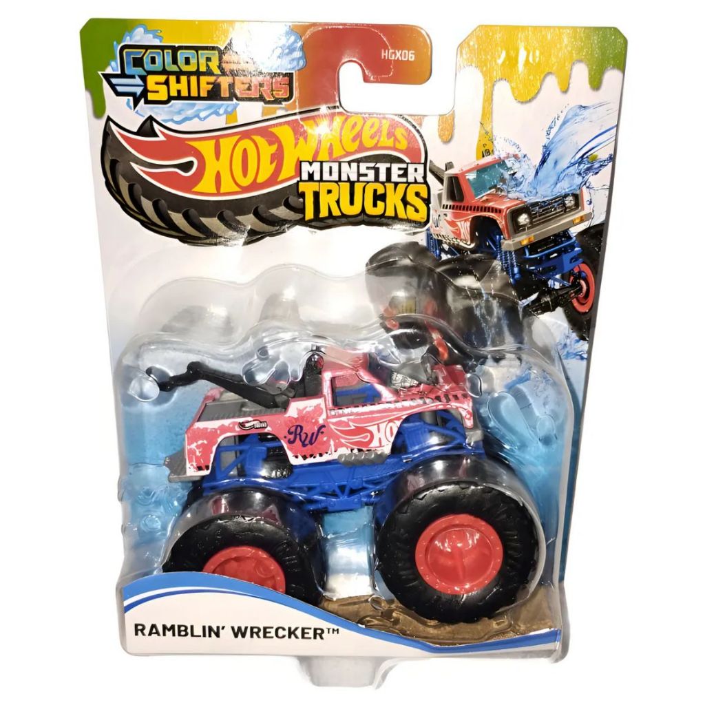 Hot Wheels Monster Trucks Color Shifters Diecast | Shopee Brasil