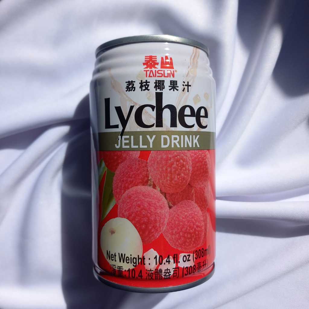 Bebida de Fruta Suco de Lichia com Nata de Coco Taisun 308ml | Shopee ...