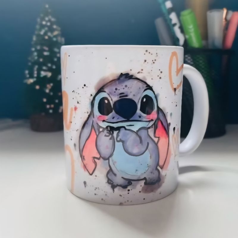 Caneca Lilo Stitch | Flork 325 ml | Shopee Brasil