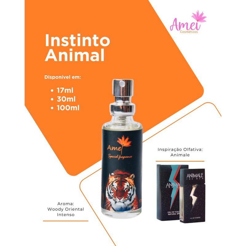 perfume animal 17ml | Shopee Brasil
