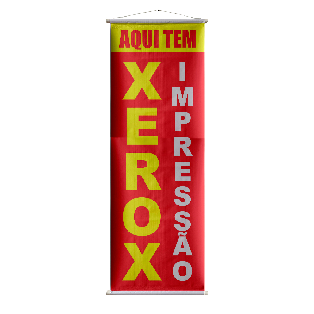 Banner Comercio c/Tubete para Divulgação Xeros | Shopee Brasil