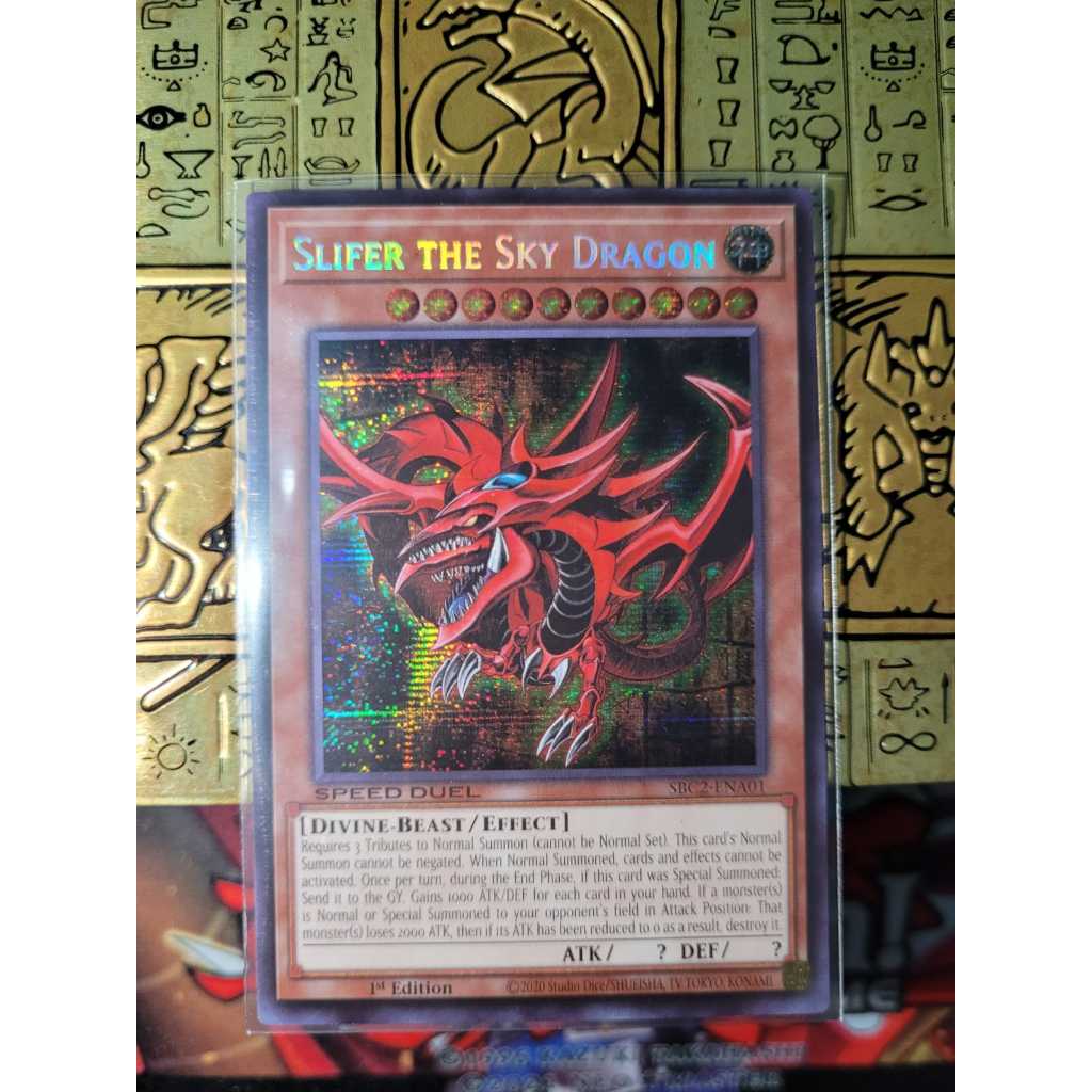 Slifer The Sky Dragon - Slifer o Dragão Celeste Raridade PRISMATIC ...