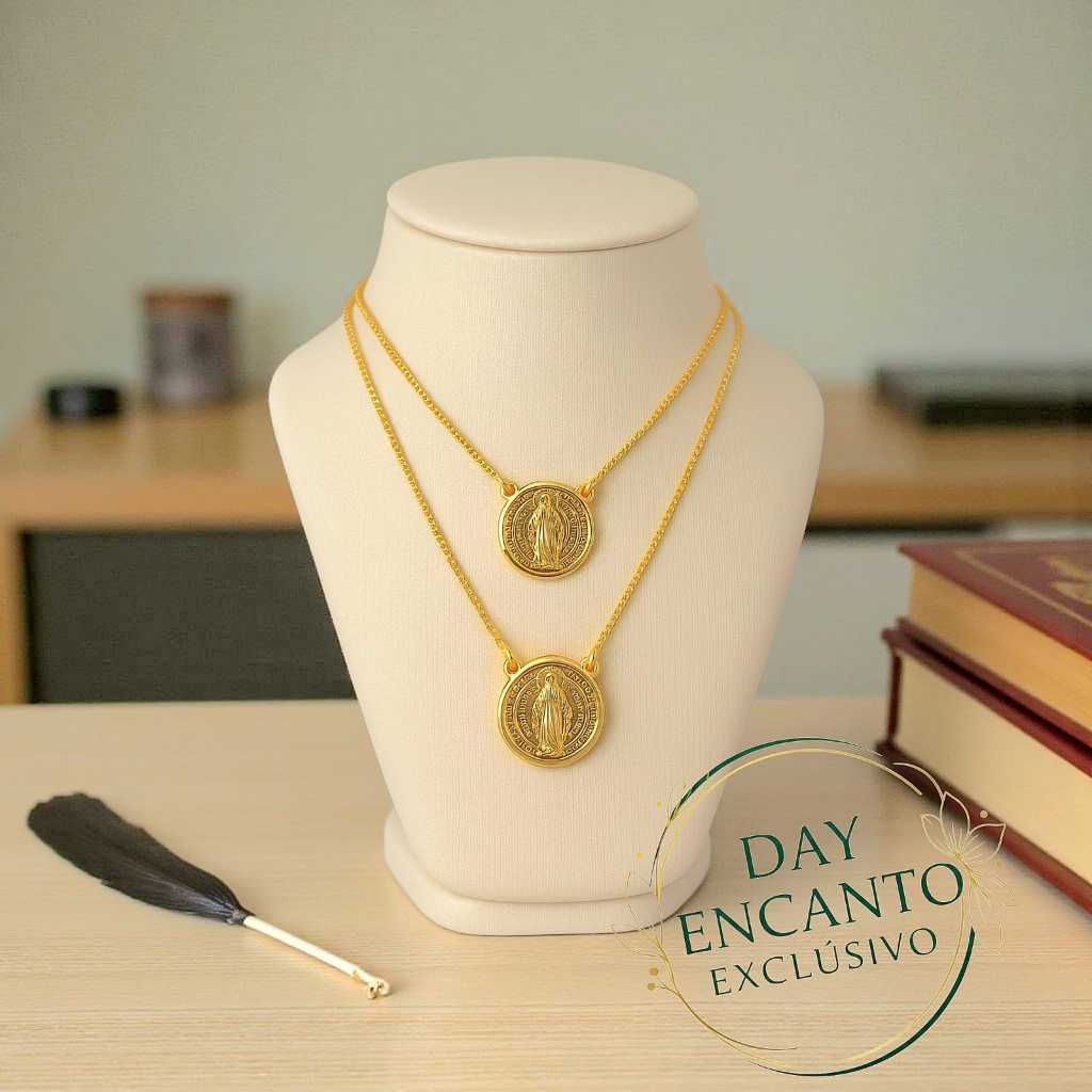 Escapulários Medalha De São Bento / São Jorge Banhado a Prata 925 e ...