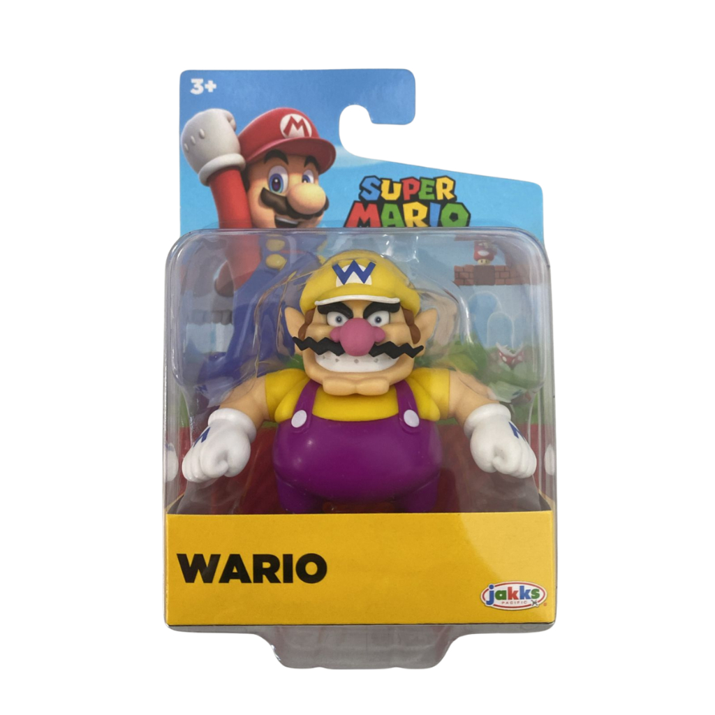 Boneco, Super Mario, Wario 7 Cm, Articulado - Sunny | Shopee Brasil