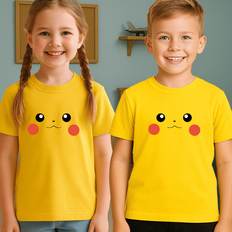 Camiseta Infantil Algodão Pokémon Pikachu Anime Cartoon Network ...