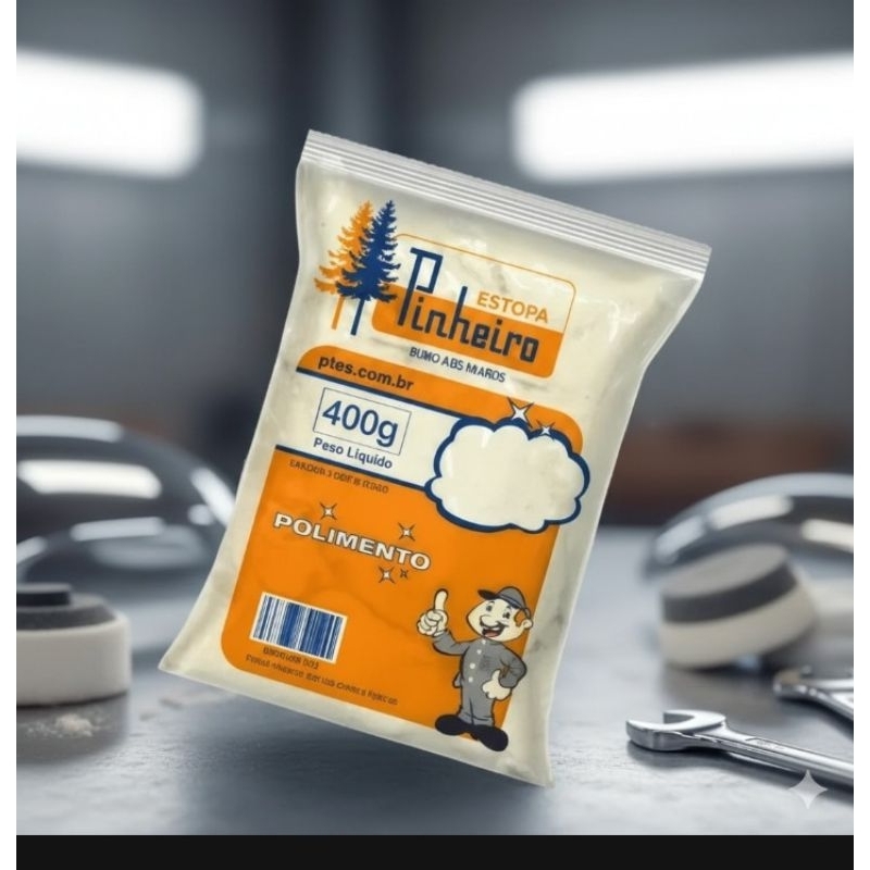 Estopa para Polimento Pinheiro 400G | Shopee Brasil