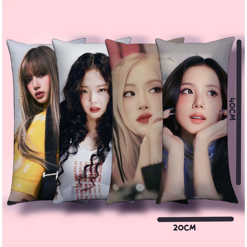 Almofada Retangular 40x20 | BlackPink | Jennie | Lisa | Rosé | Jisoo ...