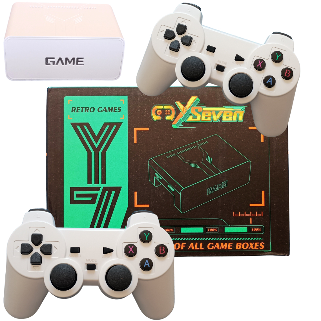 Game Stick Y7/X7 Original 128Gb Lançamento Videogame + 2 Controles Sem ...