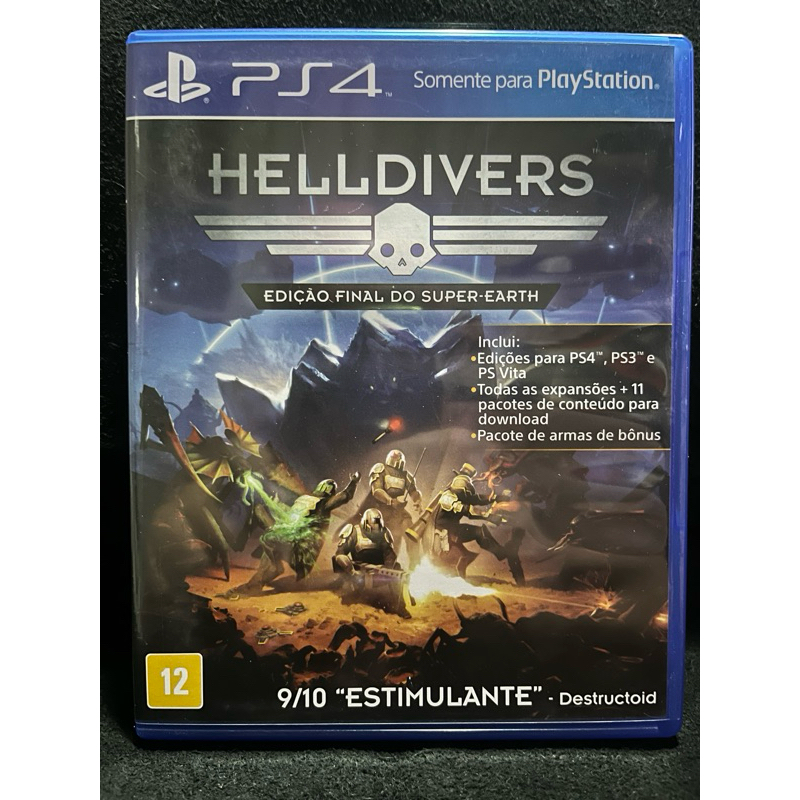 Helldivers Ps4 Shopee Brasil