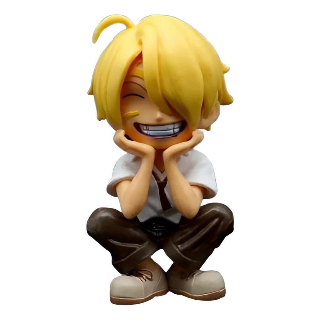 Boneco Sanji Feliz One Piece 12cm Colecionável | Shopee Brasil