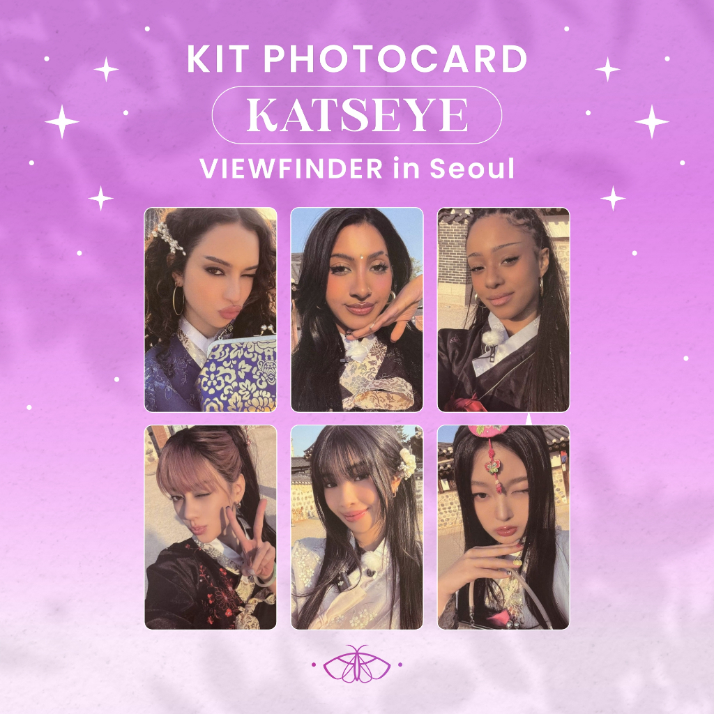 Photocard Katseye VIEWFINDER IN SEOUL • Frente e Verso • Yoonchae Megan ...