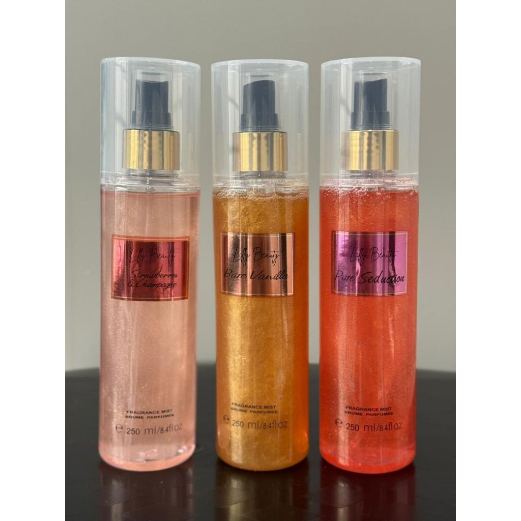 Kit com 3 Body Splash Lilly Beauty perfume corporal Blogueira | Shopee ...