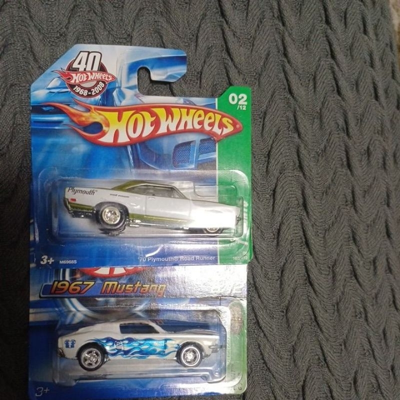 Hot Wheels 1967 Mustang Ford e road runner- Super Treasure Hunt - STH ...