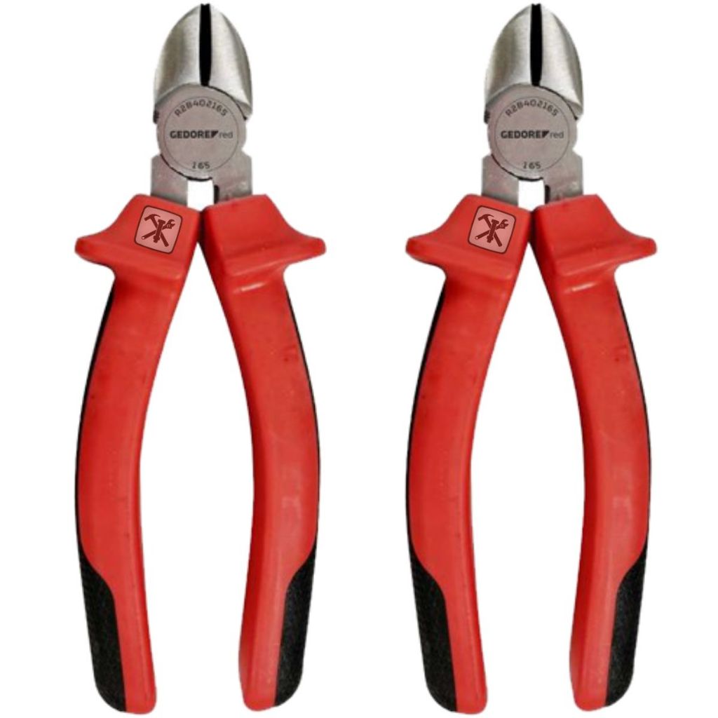 Kit 2 Alicates De Corte Diagonal 6.1/2 Gedore Red R28402165 | Shopee Brasil